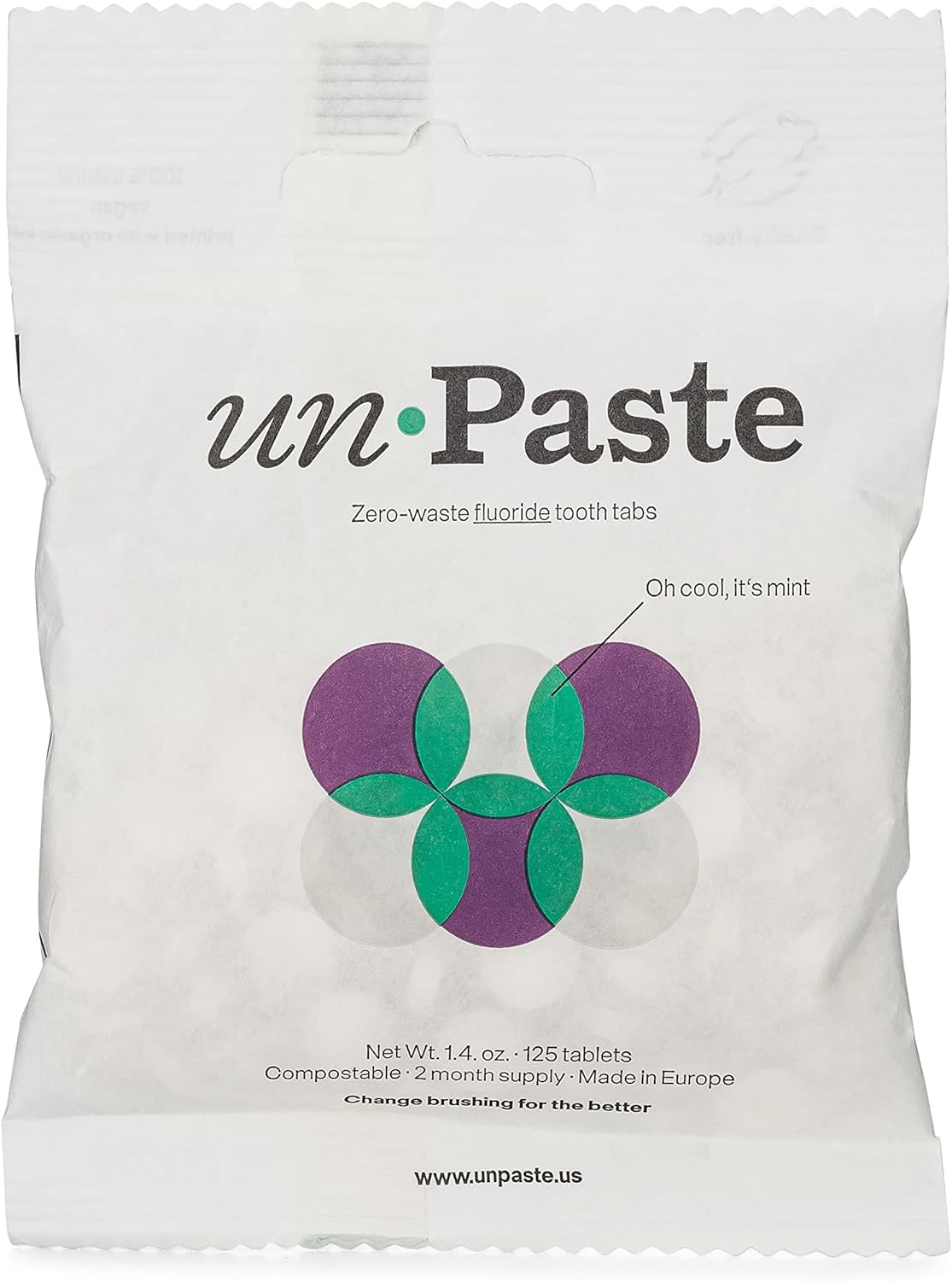 Unpaste Tooth Tablets with Fluoride - The Zero Waste List